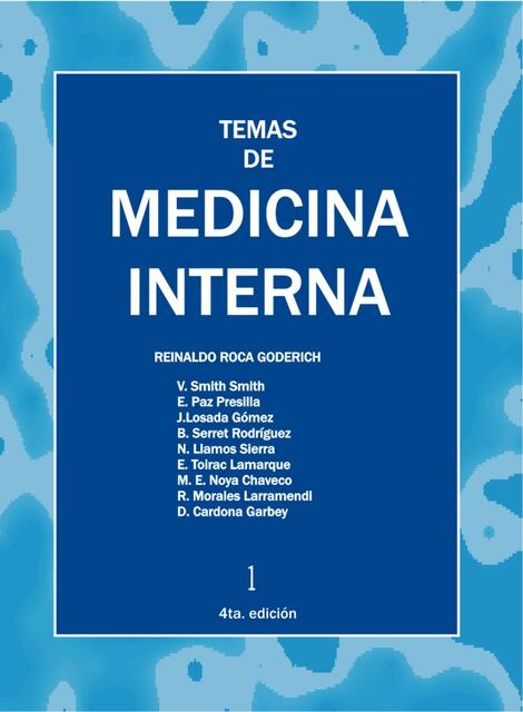 ROCA Temas de Medicina Interna Tomo I | Algenis del | uDocz