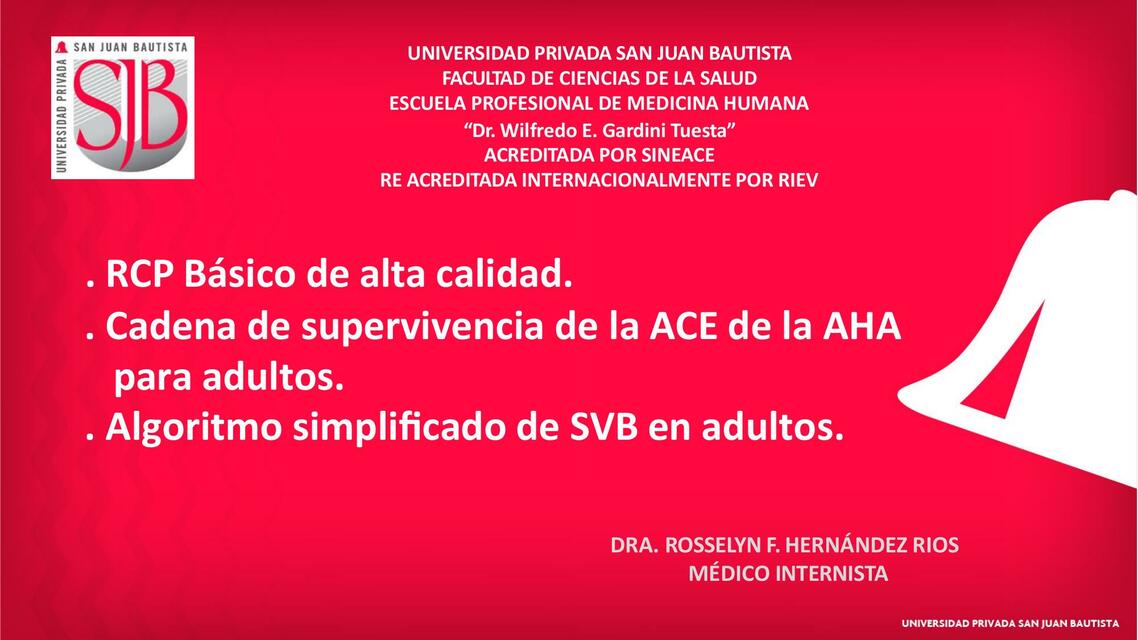 2 SEMANA SVB ACE Algoritmo SVB adultos | Kaori García | uDocz