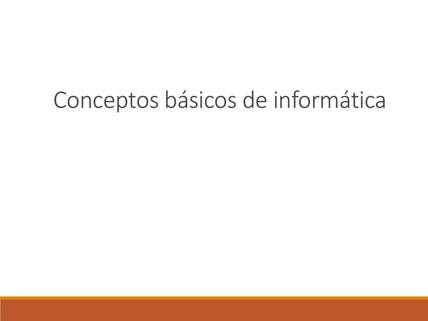 Conceptos basicos de informatica | joselin | uDocz