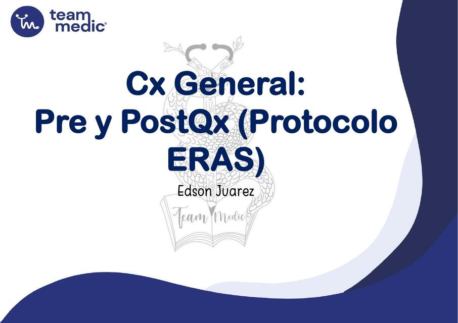 3 Pre y PostQx protocolo ERAS | Gianella QP | uDocz