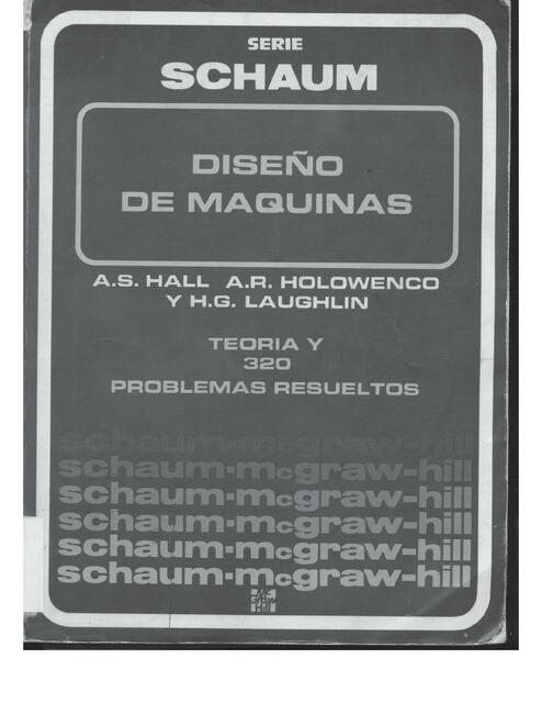 Flashcards de Schaum Diseño de maquinas | Por Javier | uDocz