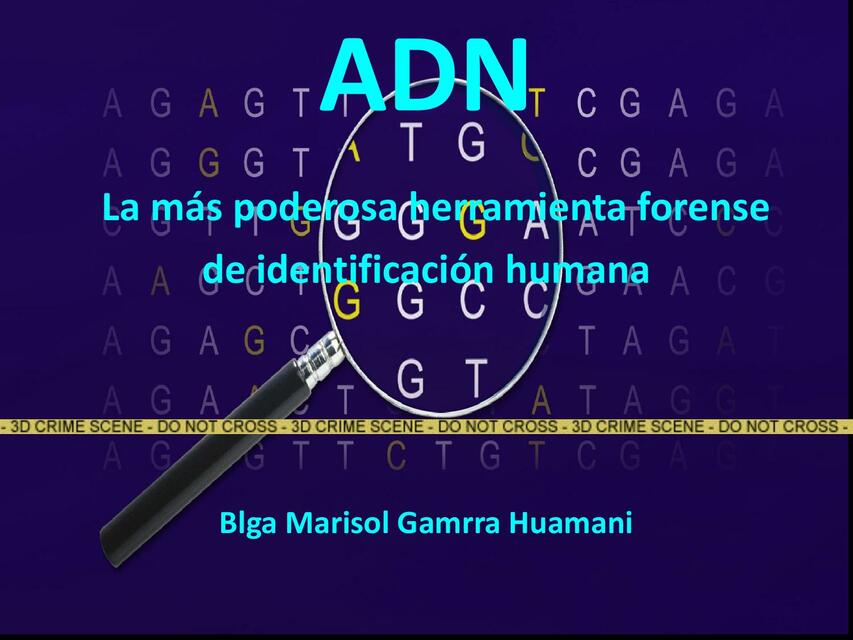 ADN FORENSE | Elizabeth Veronica Taco Abarca | uDocz
