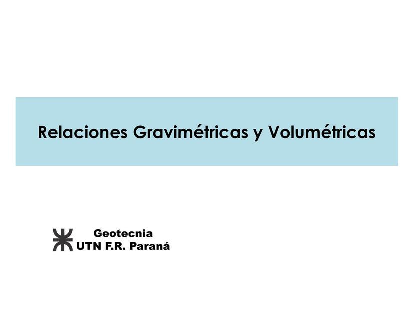Flashcards de 03 Relaciones Gravimetricas y volumetricas | Por Iván | uDocz