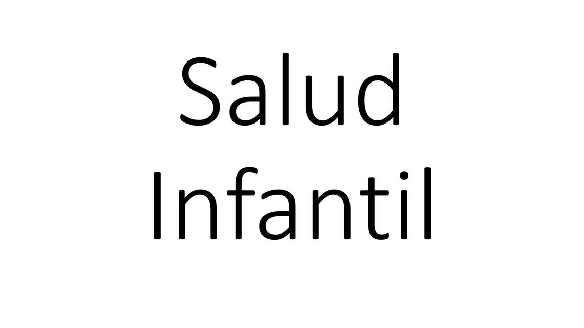 Salud Infantil | Ana Martínez | uDocz