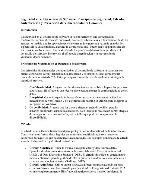 Seguridad en el Desarrollo de Software Principios | META | uDocz