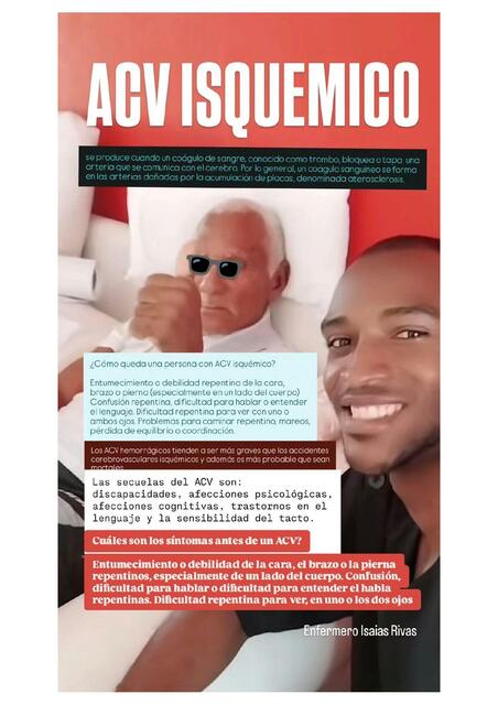 ACV ISQUEMICO | Enfermero Isaias Rivas | uDocz