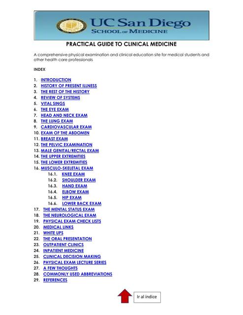 Practical Guide to Clinical Medicine | Abril Arias | uDocz