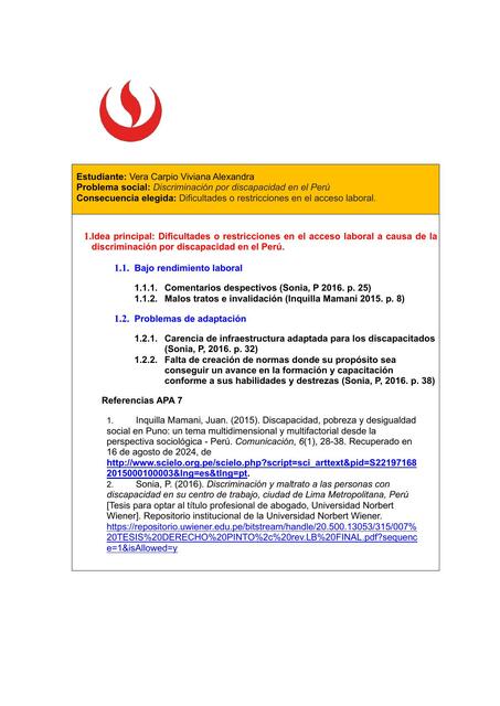 Trabajo 1 TB1 25 Carpio | Milagros | uDocz