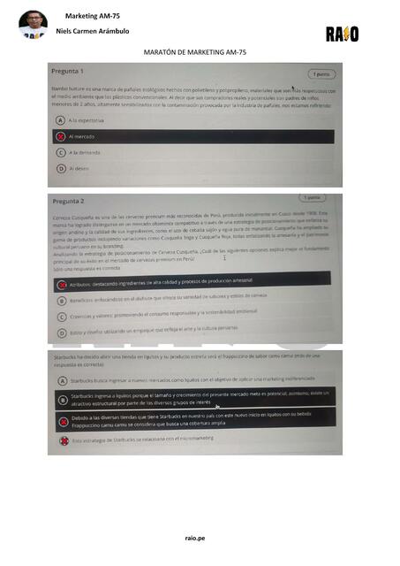 MARATON MarketinAM75 | Franco valentino Rodriguez julca | uDocz