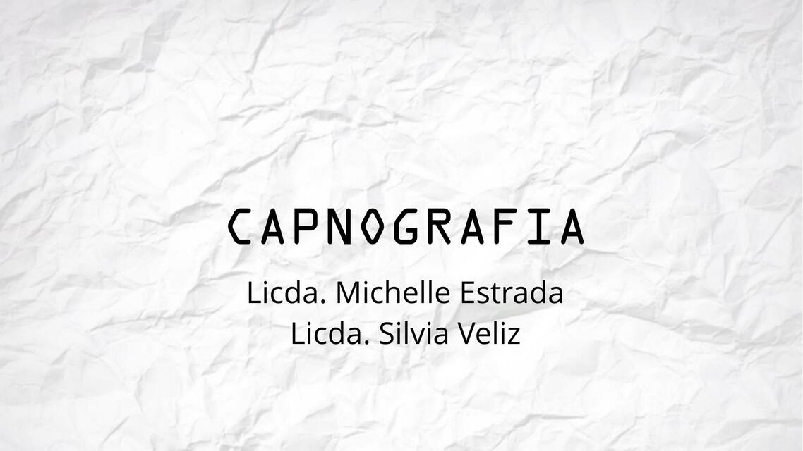 CAPNOGRAFIA | Zulma | uDocz