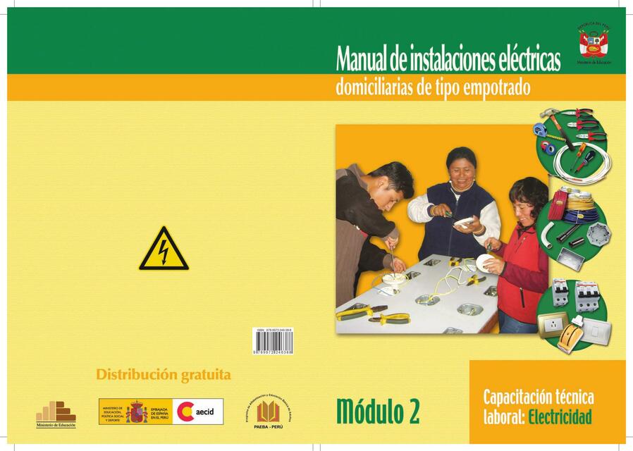 Manual de instalaciones electricas modulo 2 Minedu | ept | uDocz