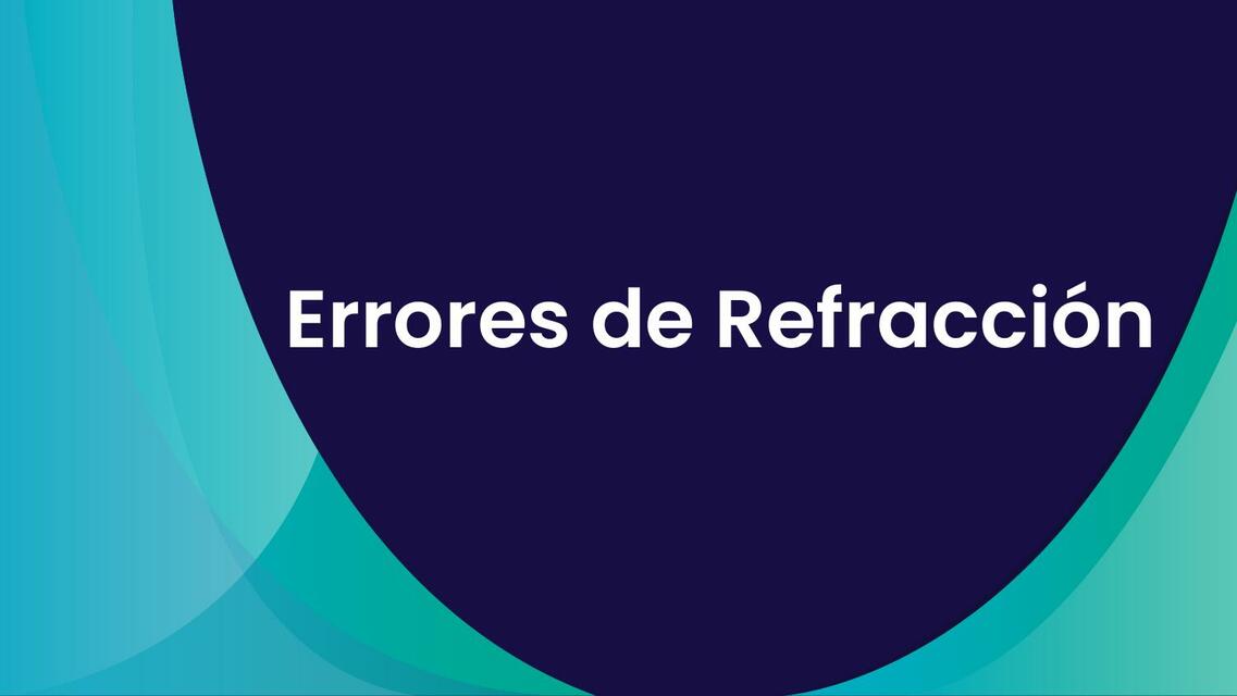Errores de Refracción | kolelo panch | uDocz