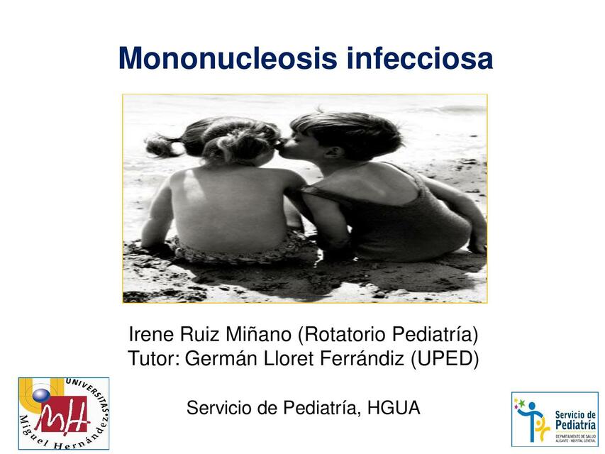 Curso 17 MONONUCLEOSIS INFECCIOSA Irene Ruiz Minan | Weymar Montaner ...