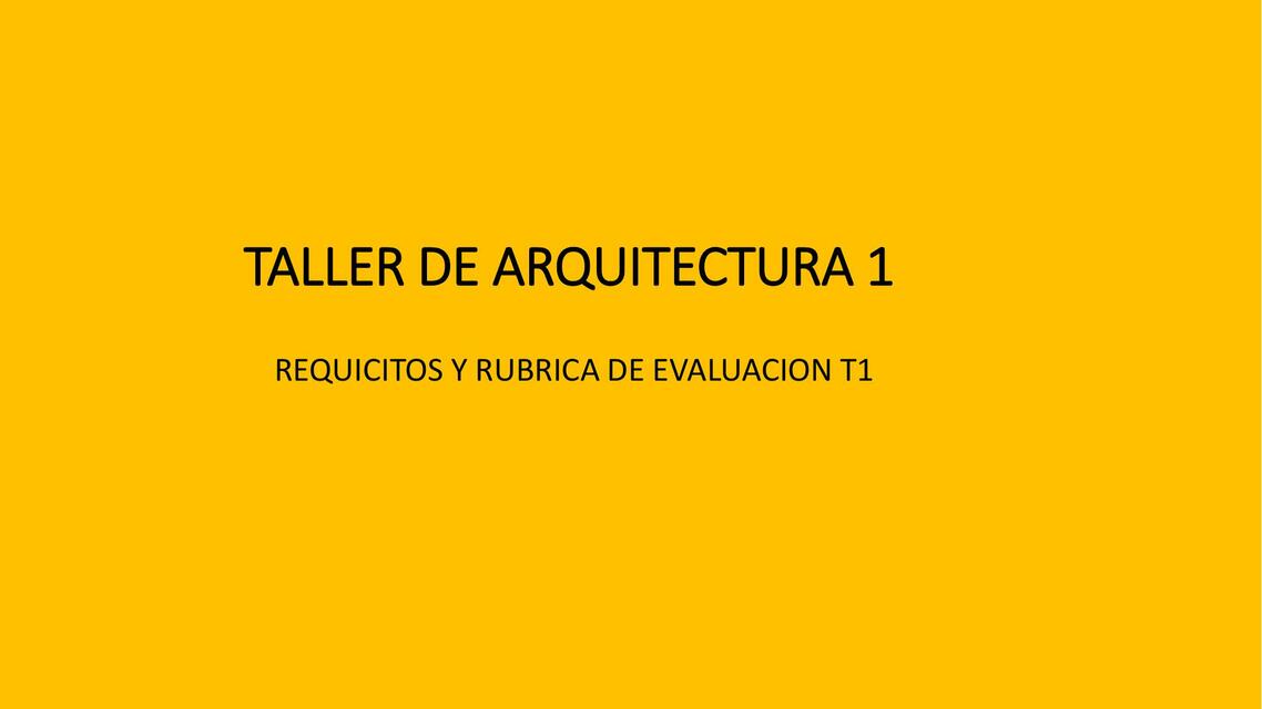 TALLER 1 T1 RUBRICA | Elizabeth | uDocz