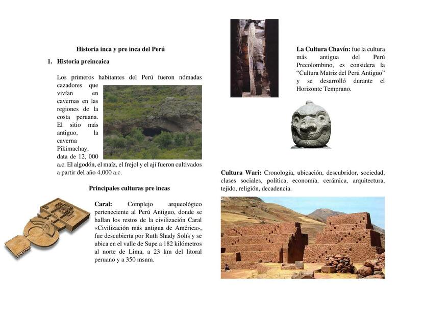 Historia Inca y Pre Inca Del Peru | Juan Pablo Victoriano Sosa | uDocz