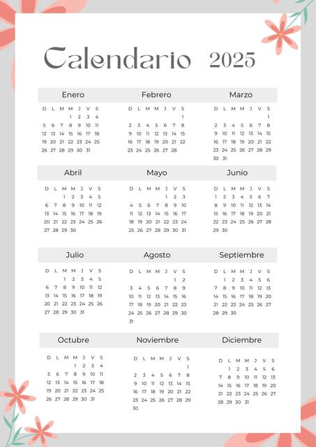 Calendario 2025 | Benja | uDocz
