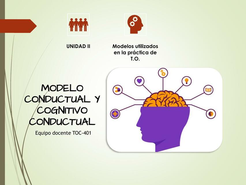 Clase 8 Modelo conductual Cognitivo conductual | ashly castillo | uDocz