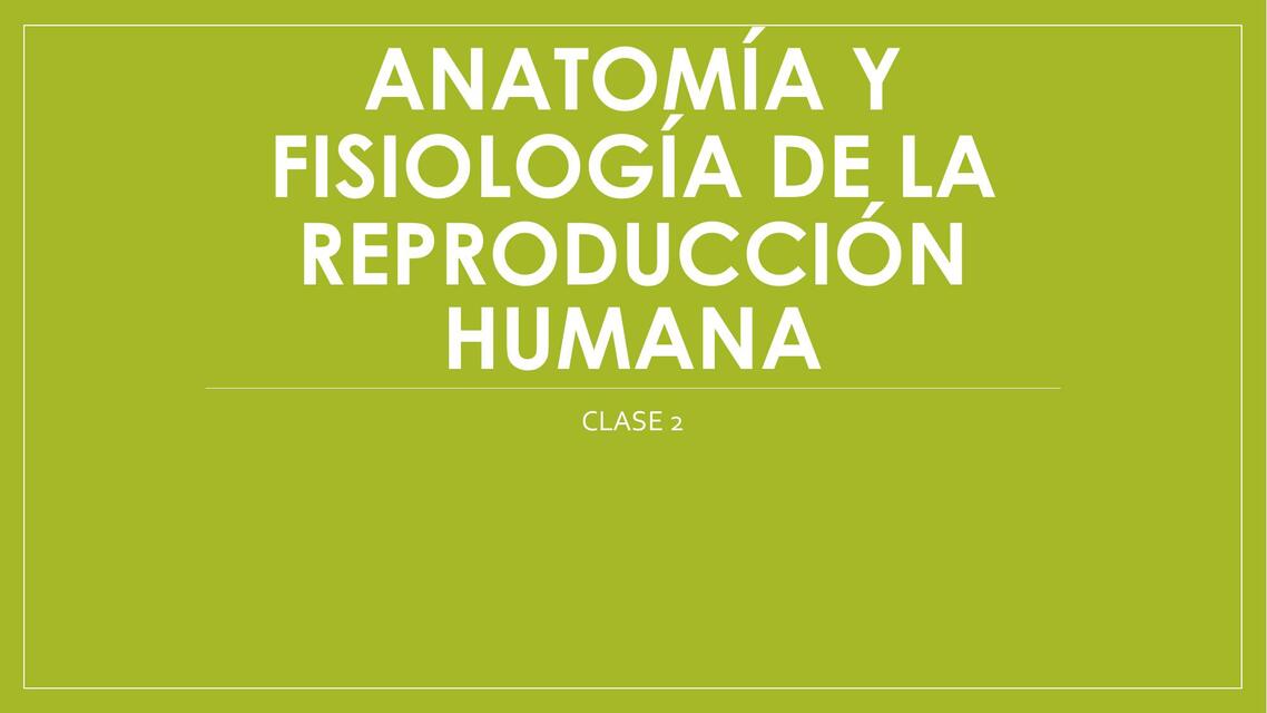 Anatomía y fisiología de la reproducción humana | Hanna Michell | uDocz