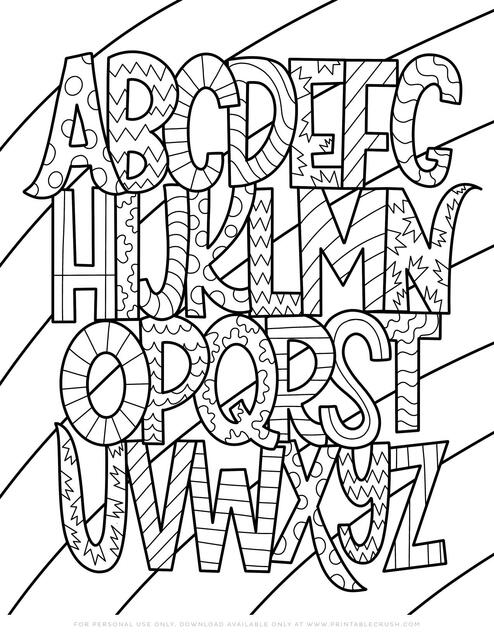 Alphabet Coloring | Sol | uDocz