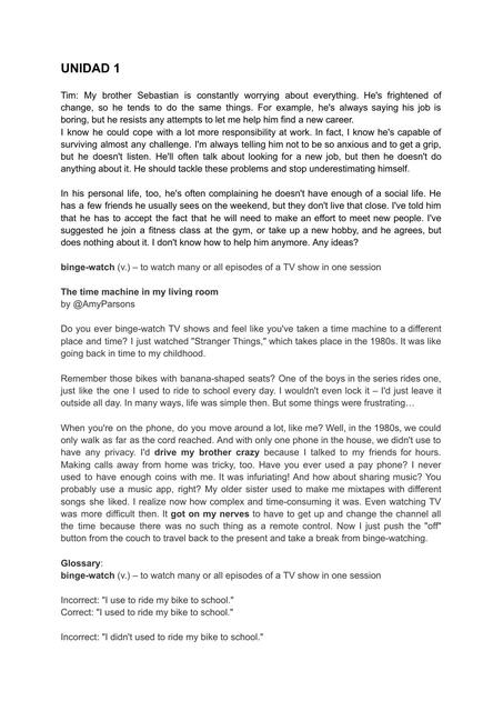 Semana 1 Unit 1 2 and 3 | Dani | uDocz