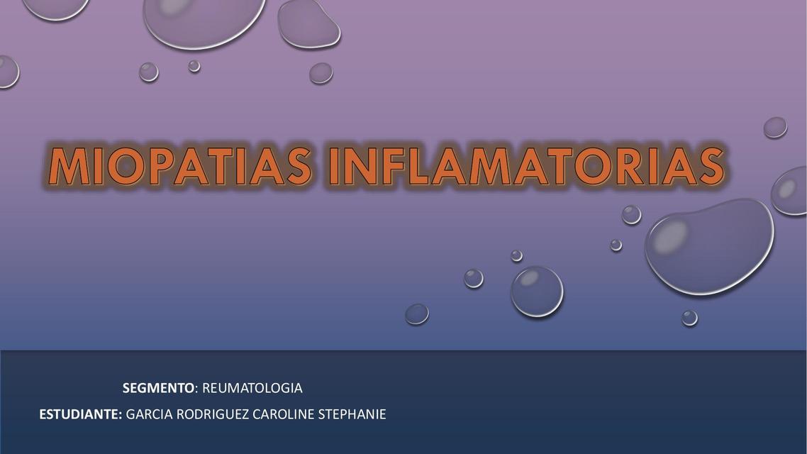 Miopatías inflamatorias | Karito_med | uDocz