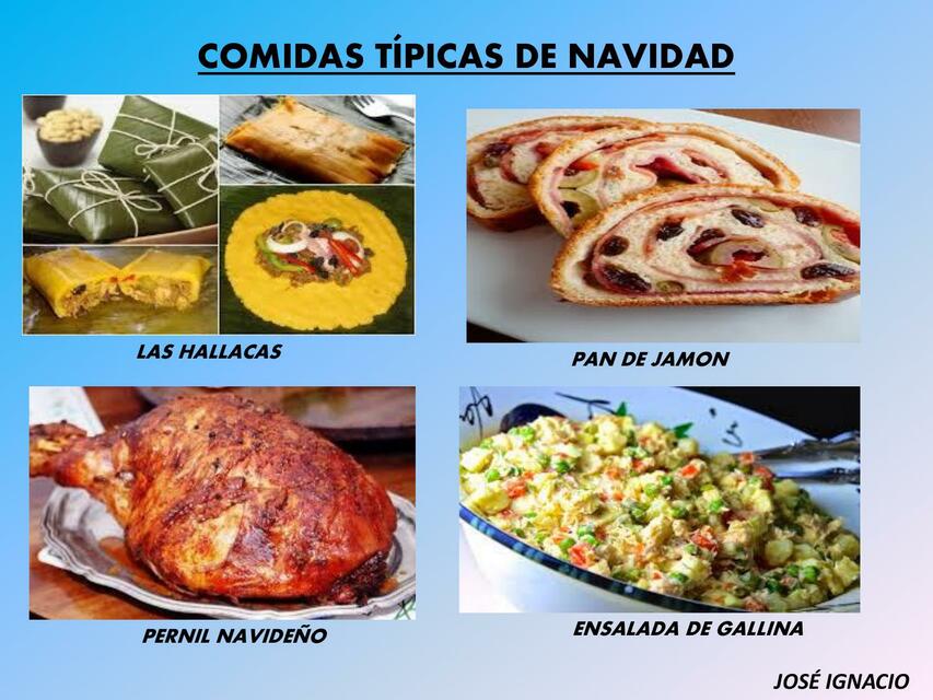 COMIDAS TÍPICAS DE NAVIDAD | Vanessa | uDocz