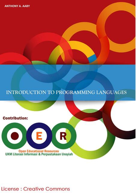 Theory Introduction to Programming Languages Antho | META | uDocz