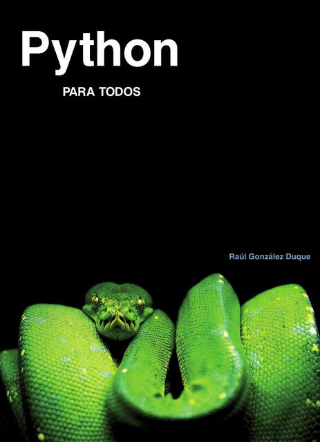 Python para todos Raúl González Duque | META | uDocz