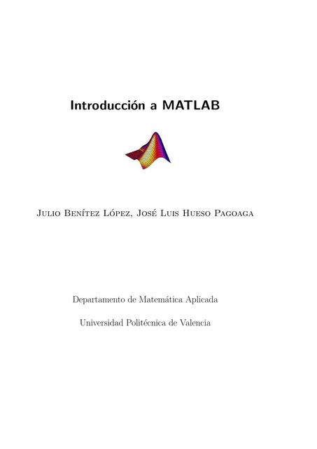 Introducción a Matlab | META | uDocz