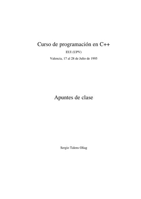 Curso de programación en C | META | uDocz