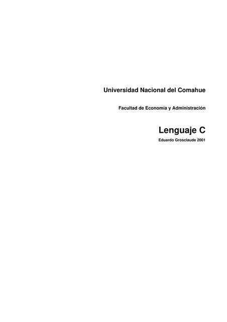 Lenguaje C E | META | uDocz