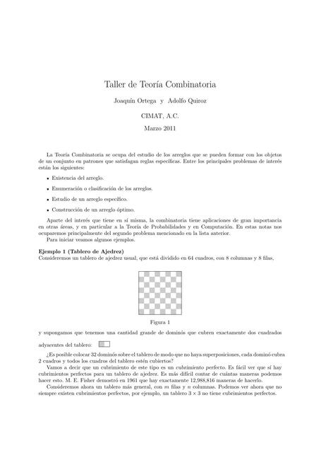 Taller De Teoría Combinatoria Meta Udocz