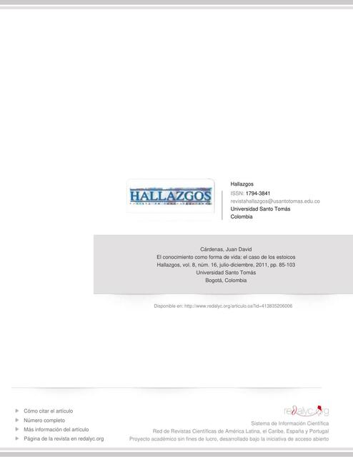 El conocimiento como forma de vida | META | uDocz