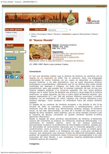 El Nuevo Mundo | META | uDocz