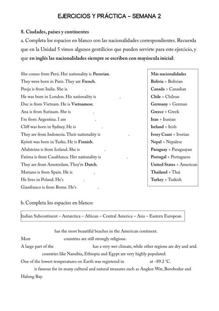 Ejercicios y práctica | META | uDocz