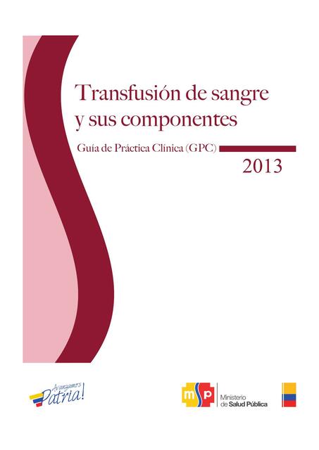 Trasnfusión de sangre y sus componentes | Serifo | uDocz