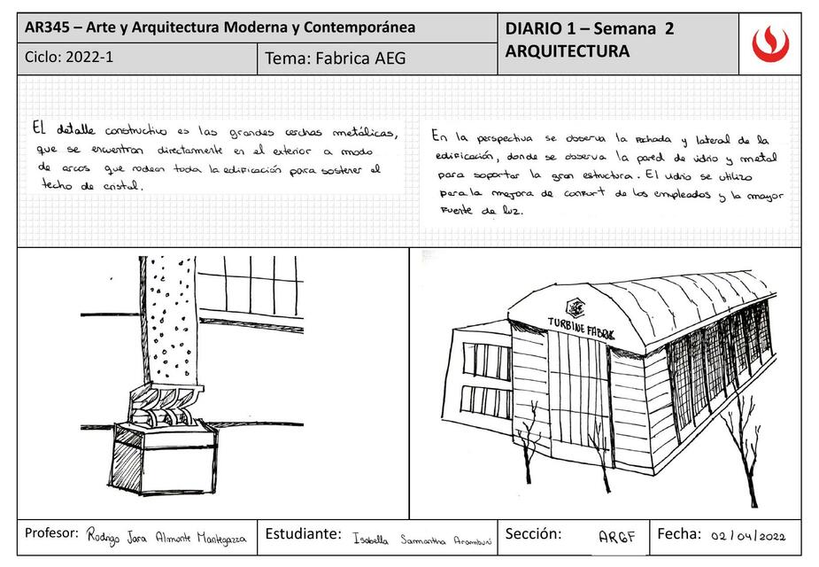 AR345 DD1 Arquitectura AR6F Semana 2 Aramburu Isab | Isabella | uDocz