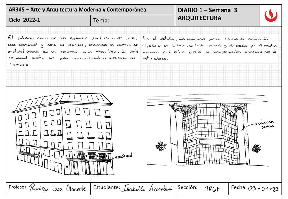 AR345 DD1 Arquitectura AR6F Semana 3 Aramburu Isab | Isabella | uDocz