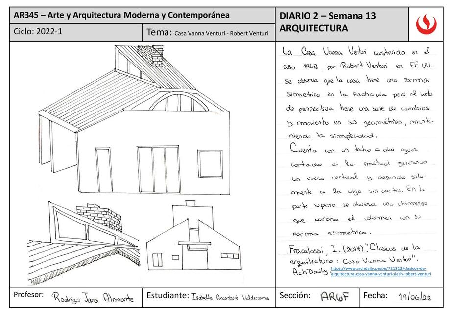 AR345 DD2 Arquitectura AR6F Semana 13 Aramburu Isa | Isabella | uDocz