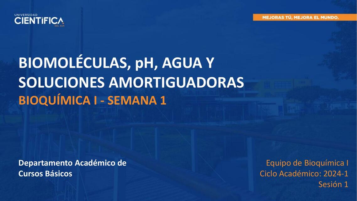 Biomoléculas PH, agua y soluciones amortiguadoras | Ana | uDocz