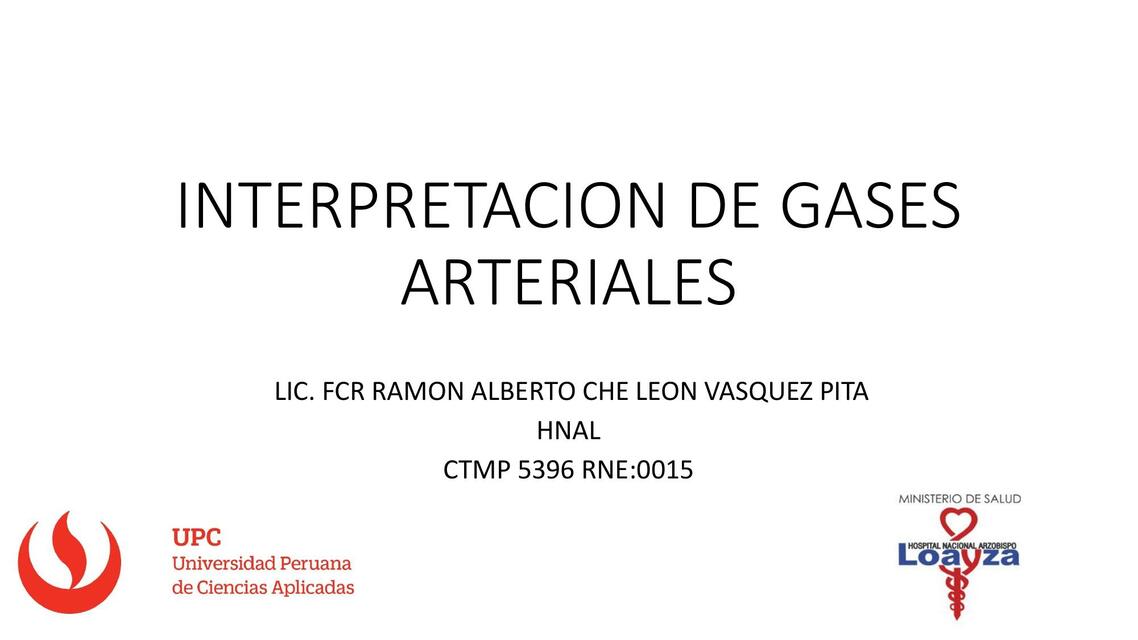 AGA Interpretacion de Gases Arteriales | Dacia Quispe Mariscal | uDocz