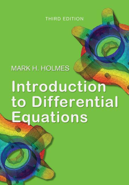 Mark H Holmes Introduction to Differential Equatio | Nils | uDocz
