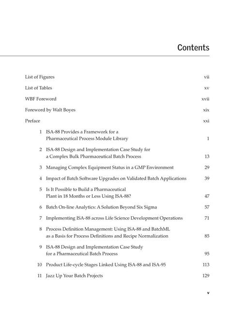 ISA 88 and ISA 95 in the Life Science Industries E | EMERSON EDUARDO RODRIGUES | uDocz