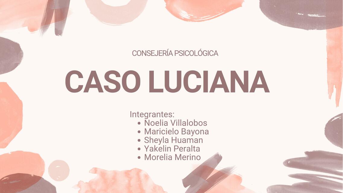 Grupo 6 Caso Luciana | Noelia | uDocz