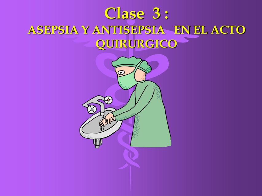 1 Asepsia Antisepsia | Antisepsia | Enfermería | uDocz