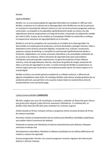 McAfee | Kenia Rubí | uDocz