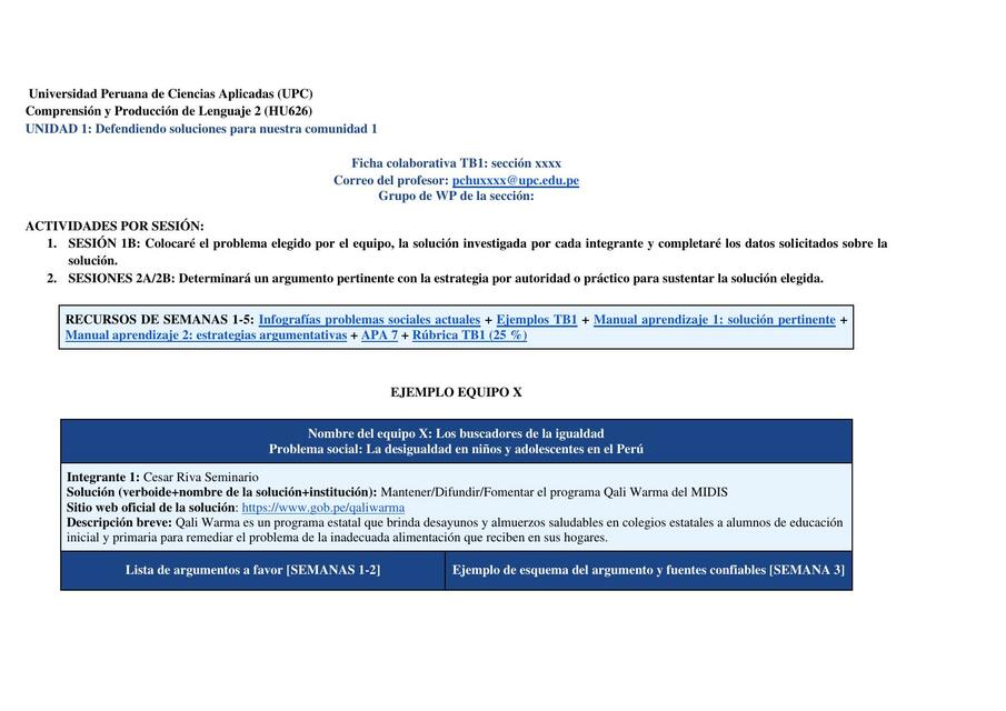 HU626 Ficha colaborativa TB1 24 2 | uDocz