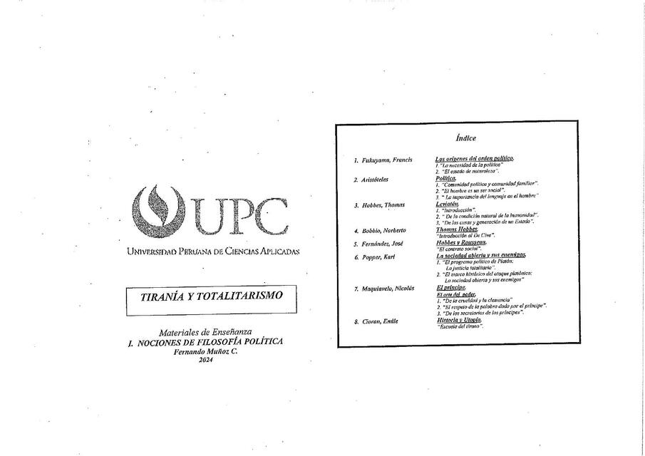 Tiranía y totalitarismo | Micaela Perez Fuentes | uDocz