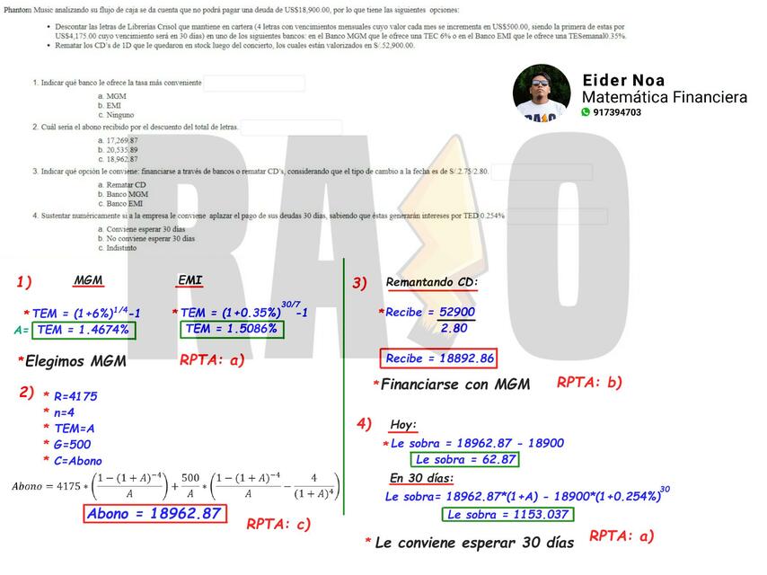 Mate Fi Clase Extra Solucion Phantom Raio | Zero | uDocz