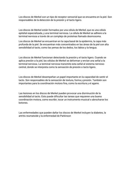 discos de merkel | MARIA RENE PARDO RAMIREZ | uDocz